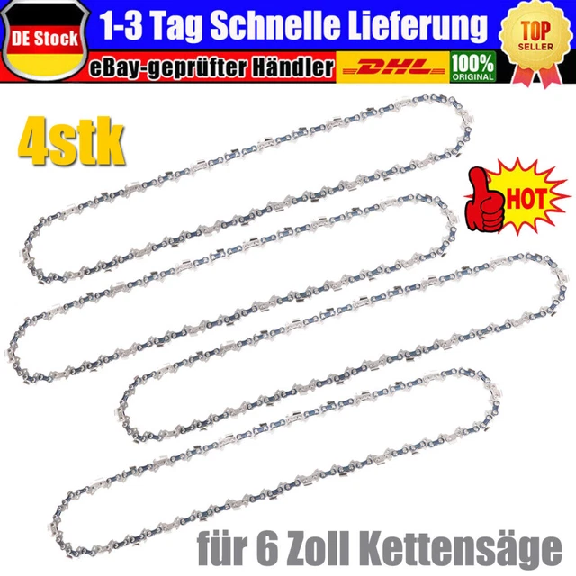 4STK SÄGEKETTE KETTENSÄGEN Ketten für 16 Zoll Kettensäge Ersatzkette Motorsäge EUR 18,68 ...