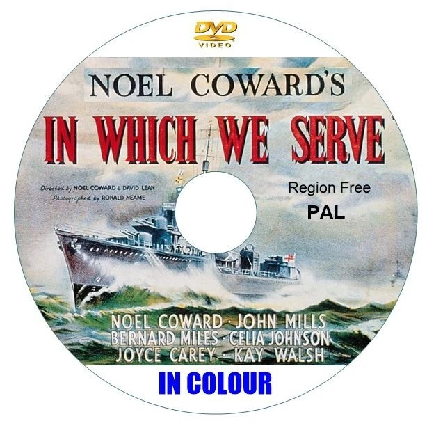 IN WHICH WE Serve (1942) In Colour Dvd. £8.99 - PicClick UK
