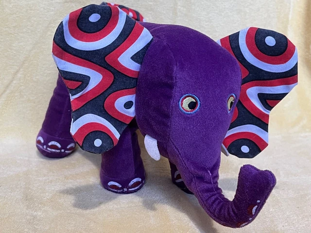 BANDAI TINGA TINGA Tales Purple Elephant Soft Plush Toy Singing Musical ...