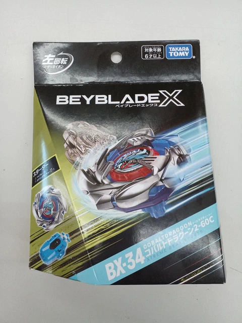 TAKARA TOMY BX-34 Cobalt Dragoon 2-60C Beyblade X EUR 117,62 - PicClick IT