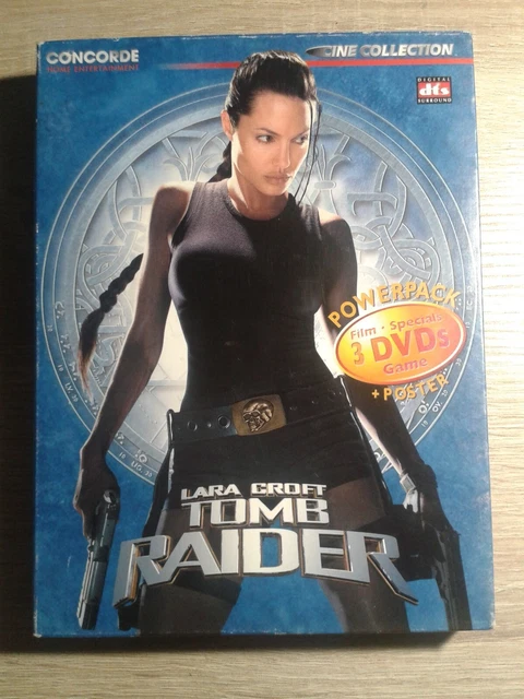 LARA CROFT TOMB Raider Cine Collection 3er DVD mit Angelina Jolie ...