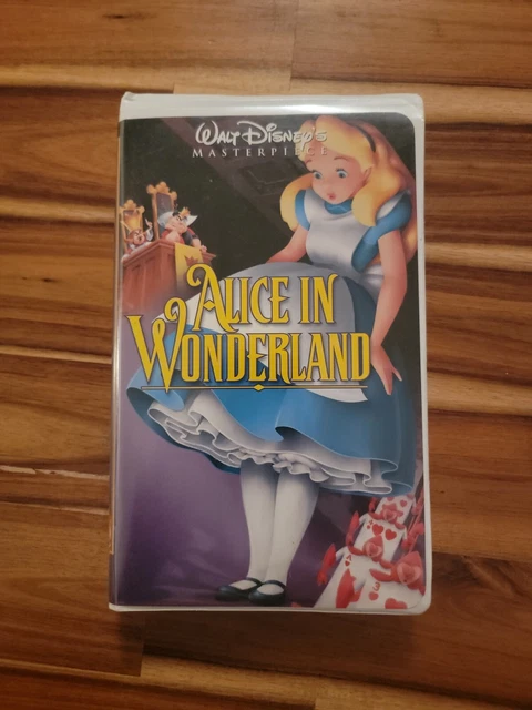 DISNEY ALICE IN wonderland vhs masterpiece collection (Clamshell ...