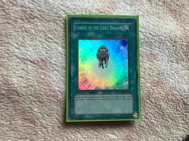 YU-GI-OH! CHARGE OF The Light Brigade - Sovr-Ense2 - Super Rare Nm/M EUR 5,72 - PicClick IT