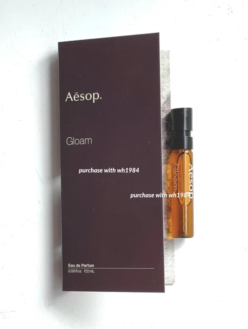 NEW AESOP GLOAM Eau de Parfum 2ml Sample EDP Perfume Spray Fragrance £ ...