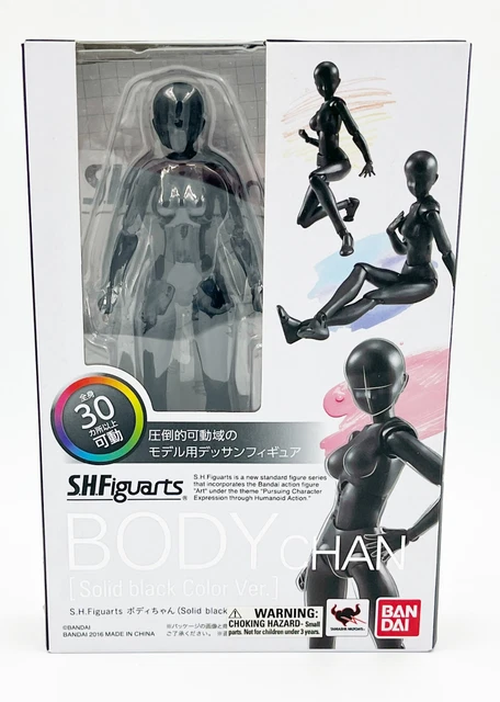 BANDAI SH FIGUARTS Body Chan Solid Black Version Action Figure NIB $29. ...