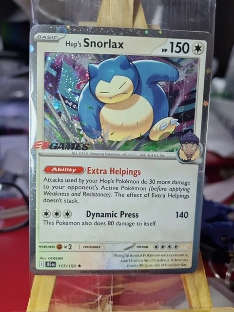 SNORLAX EB GAMES Stamped Promo 117/159 $39.00 - PicClick AU
