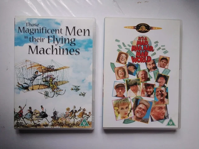 THOSE MAGNIFICENT MEN In their Flying Machines / It's A Mad Mad World DVD £4.20 - PicClick UK