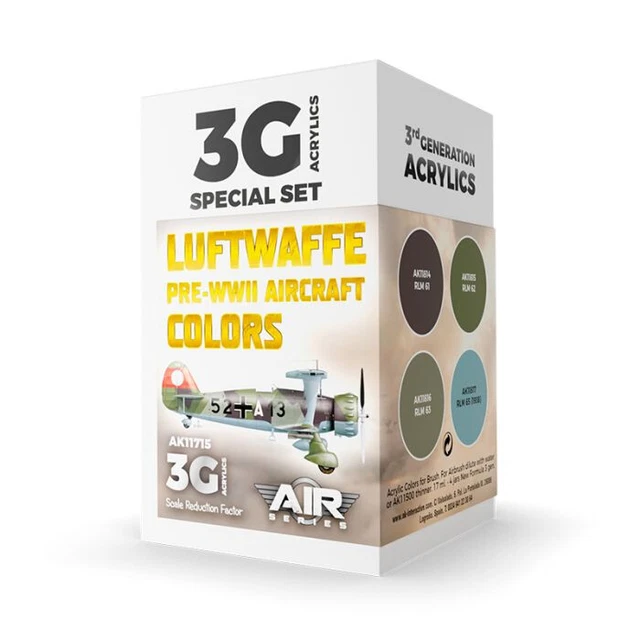 LUFTWAFFE PRE-WWII AIRCRAFT Colors SET 3G EUR 17,04 - PicClick FR
