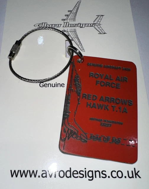 AIRCRAFT SKIN TAG RED ARROW Hawk £26.67 - PicClick UK