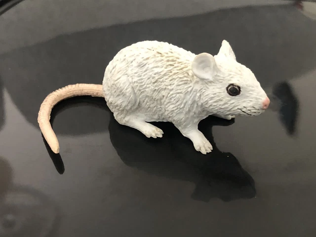 WHITE MOUSE AAA ELC Solid Animal Toy 9cm long Early Learning Centre £4. ...
