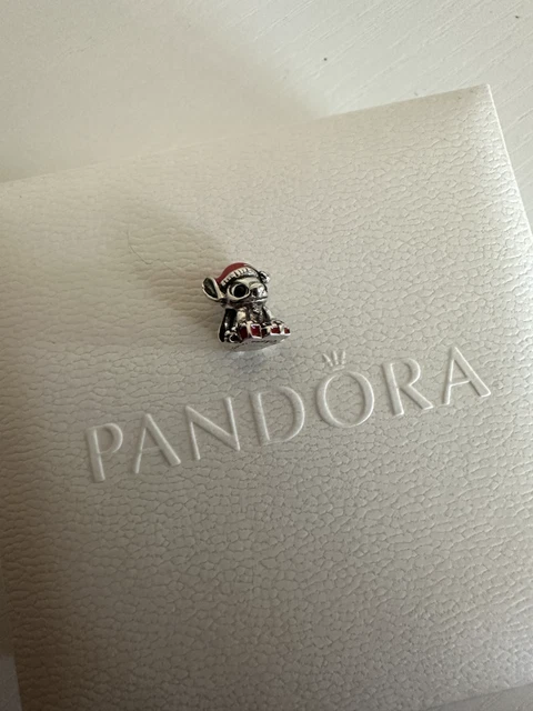 PANDORA DISNEY GENUINE S925 Lilo & Stitch Christmas Charm £9.99 ...