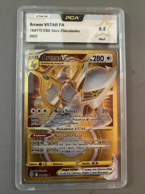 CARTE POKEMON ARCEUS VSTAR Gold 184/172 EB09 - FR PCA 9,5 Display Booster EUR 75,00 - PicClick FR