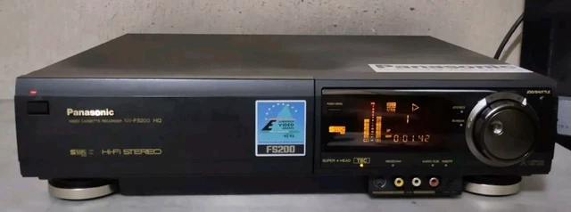 PANASONIC NV-FS200 VIDEOREGISTRATORE Super Vhs 7 Testine,Tbc Con ...