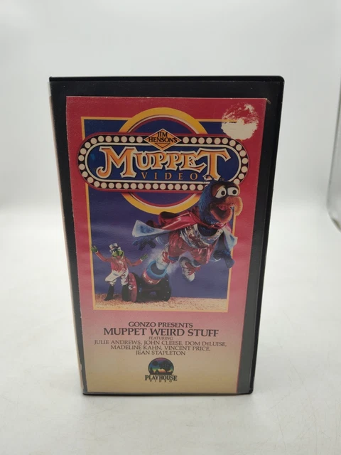 VINTAGE-JIM HENSONS MUPPET Video-Gonzo Presents-Muppet Weird Stuff-VHS ...