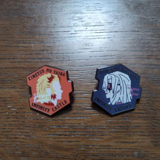 DEMON SLAYER INFINITY Castle Pin Badge Set of 2 $71.79 - PicClick AU