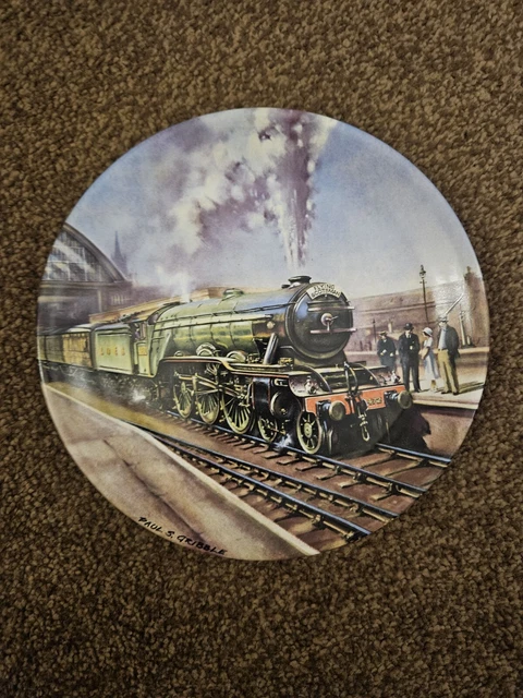 DAVENPORT TRAIN PLATE The Flying Scotsman Great Steam Trains Paul ...