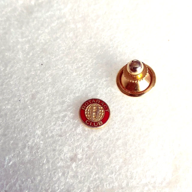 PIN'S LAPEL PIN enamel Pins Logo ROTARACT CLUB / Rotary International Ø ...