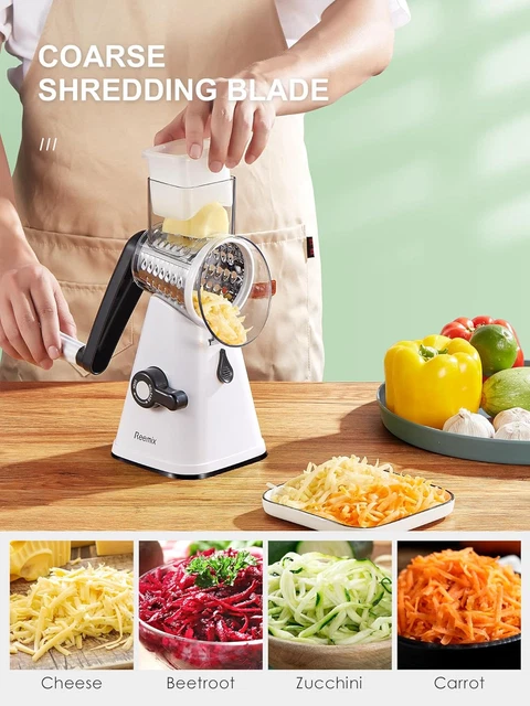 ROTARY CHEESE GRATER, Reemix Rotary Vegetable Slicer, Rotary Kitchen ...