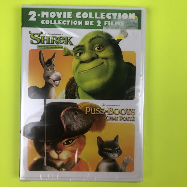 SHREK/PUSS IN BOOTS : 2-Movie Collection (DVD, 2018, Grand Écran) EUR 7,38 - PicClick FR