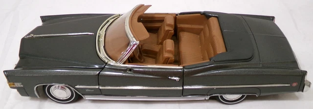 ANSON METAL SERIES 1/18 Scale 1973 Cadillac Eldorado Die-Cast Car Loose ...