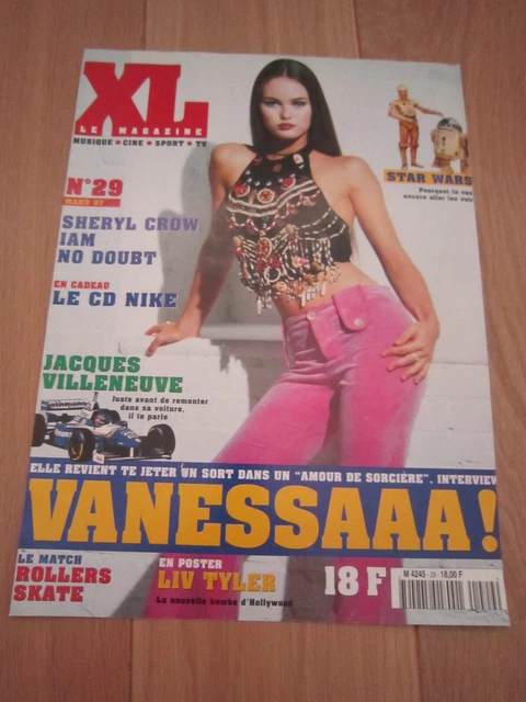 COUPURE PRESSE CLIPPING Vanessa Paradis xl le magazine mars 97 EUR 20 ...