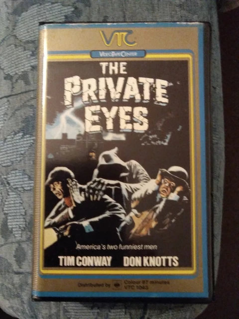 THE PRIVATE EYES Vhs Video Big Box, Clamshell Case, Pre-Cert, Freepost ...