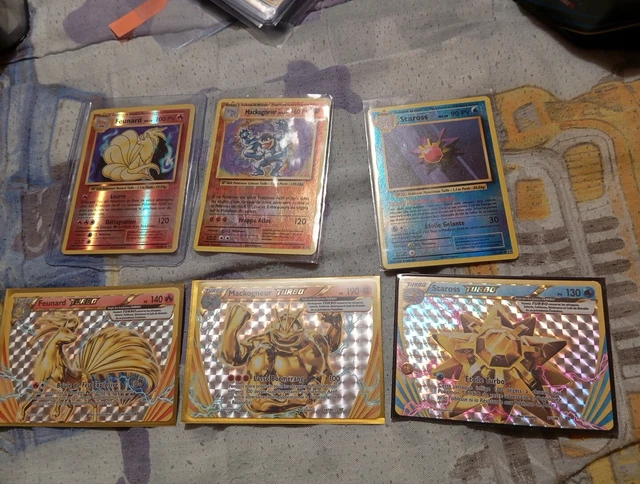 LOT CARTES POKÉMON XY12,XY Turbo Mackogneur,Feunard,Staross EUR 60,00 ...