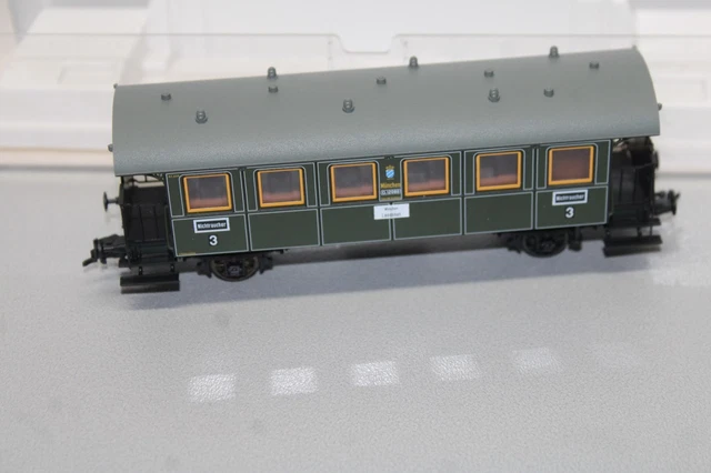FLEISCHMANN 84 5812 K 2-Axle Passenger Car 3rd Class K.Bay.Sts.B. Scale ...