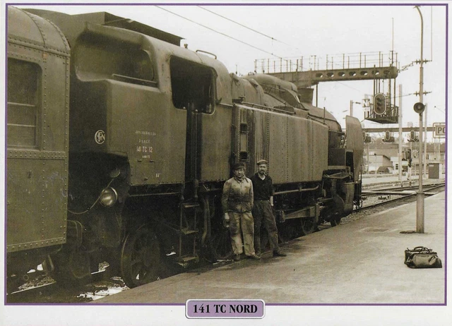 FICHE TRAIN - LOCOMOTIVE 141 TC NORD - SNCF - france de 1932 - EUR 2,30 ...