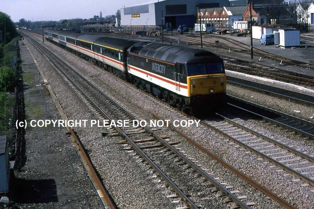 35MM SLIDE BR British Railways Diesel Loco Class 47 47809 FINSBURY PARK ...