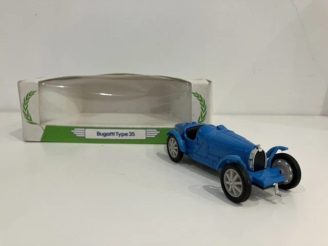 1989 CORGI MOBIL Performance Car Collection Bugatti Type 35 - Boxed £3. ...
