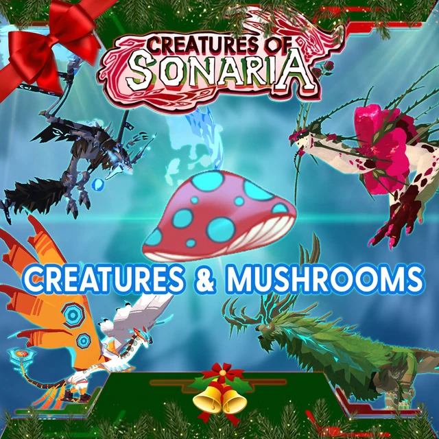 🎄CREATURES & MUSHROOM | Creatures Of Sonaria | COS | Roblox | FAST ...