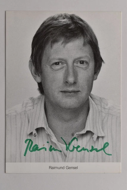 RAIMUND GENSEL - - original Autogramm - - Autogrammkarte EUR 17,99 ...