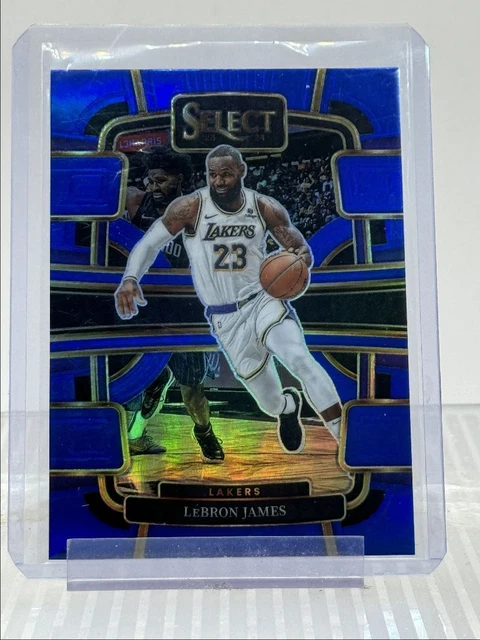 LEBRON JAMES 2023-24 Select Basketball Concourse Blue Prizm Lakers ...