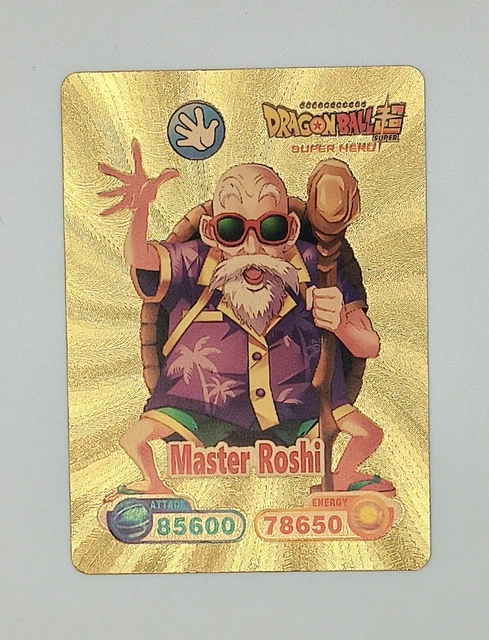 MASTER ROSHI DRAGON Ball Z Card Dbz Dbgt Carte Carddass Prism Holo Foil ...