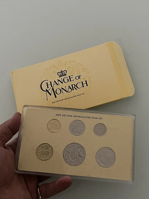 CHANGE OF MONARCH Coin Set 2024 EUR 54,25 - PicClick FR