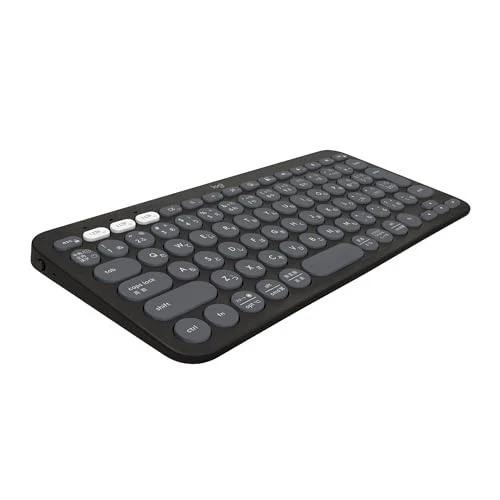 CLAVIER SANS FIL Logitech PEBBLE KEYS 2 K380sGR fin léger 415g petit ...