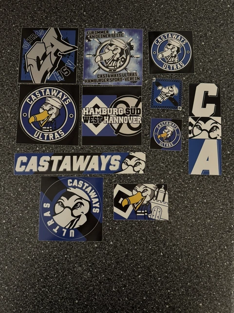 ULTRAS AUFKLEBER STICKER Adesivo Hamburg Sammlung Auflösung Castaways ...