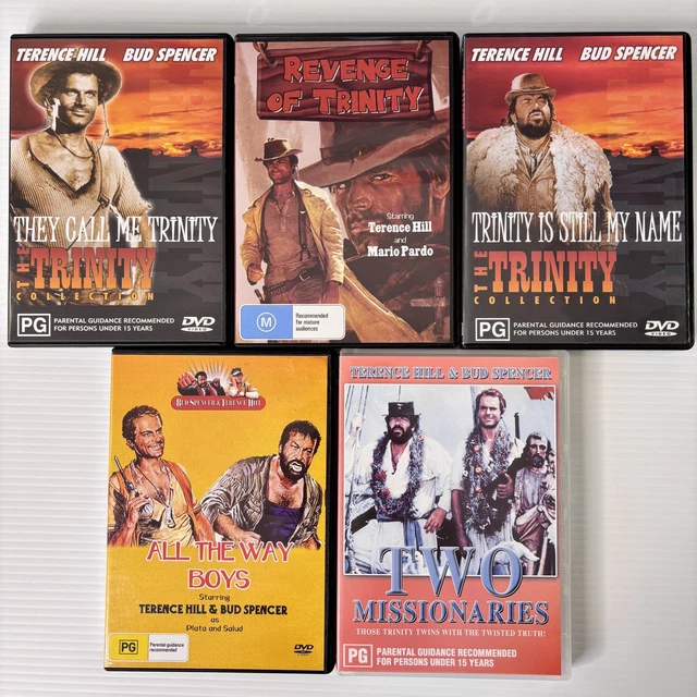 TERRENCE HILL & Bud Spencer DVD x5 Trinity All The Way Boys Two ...