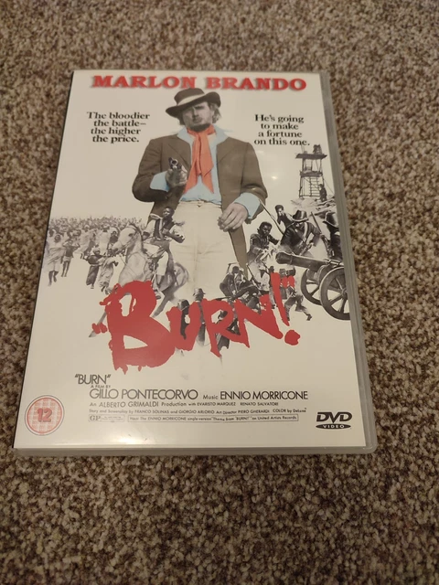 BURN! 1969 MARLON Brandon Movie DVD £10.78 - PicClick UK