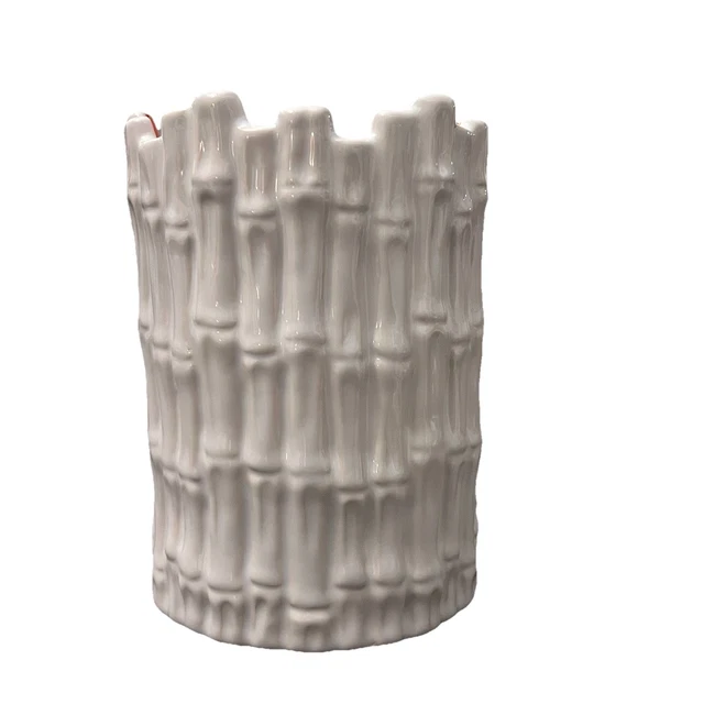 HOMEWORX BY HARRY Slatkin Halloween Bamboo Sticks Candle Holder White ...