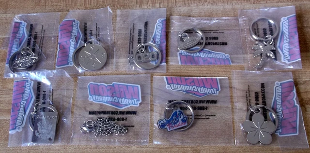 2020 BARBIE CONVENTION Forgotten Paradise Exclusive 9 pc Key Ring/Charm ...