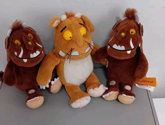SMALL GRUFFALO CHILD & 2 Gruffalo Julia Donaldson Soft Plush Toys X 3 ...