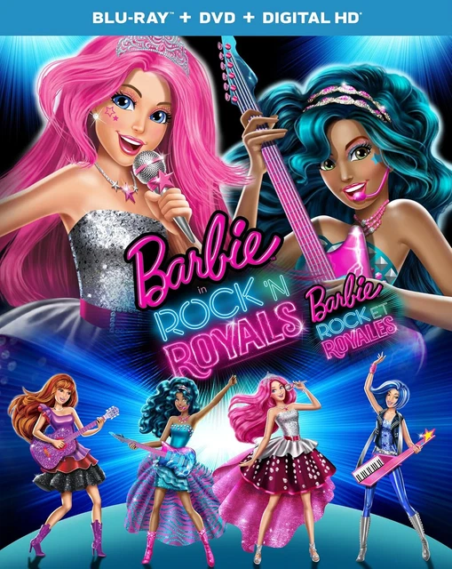 BARBIE ROCK N' Royals [Blu-ray + DVD] New and Factory Sealed!! £9.77 ...