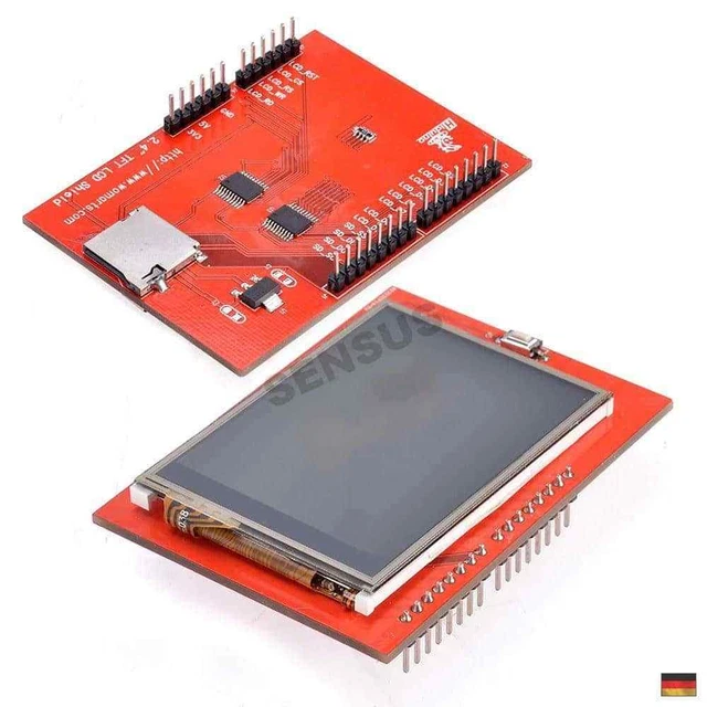 2.4 ZOLL INCH Touch TFT Shield für Arduino Uno R2 R3 TFT Touch LCD ...