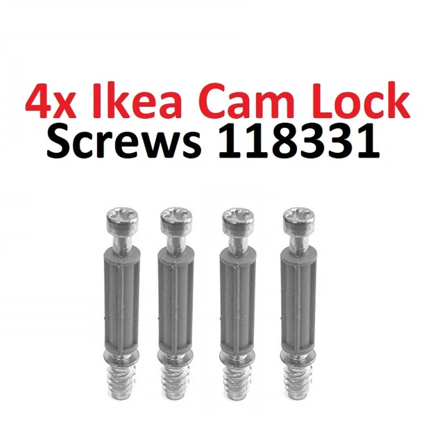 IKEA CAM LOCK Screw Bolt Billy replacement spares parts X 4 - 118331 ...