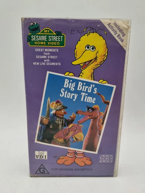 SESAME STREET VHS - Big Bird's Story Time (1991) Jim Henson £5.83 ...