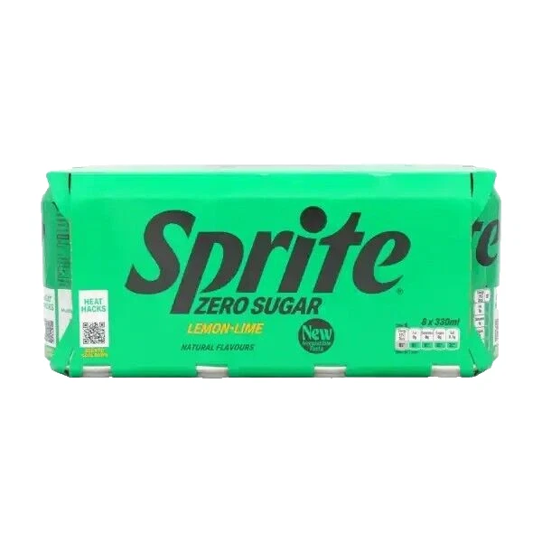 24 X 330ML Sprite Zero Cans BB30/9/23 Low Calorie (3x8x330ml) £17.59 ...