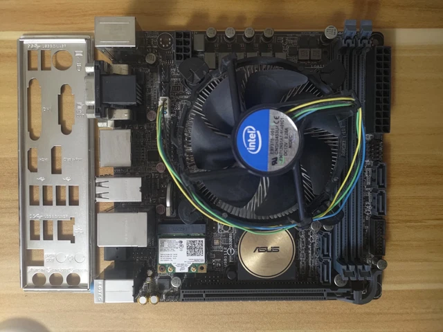 ASUS H97I-PLUS MOTHERBOARD + INTEL i5 4570 CPU + INTEL AC7260 WiFi 100% ...