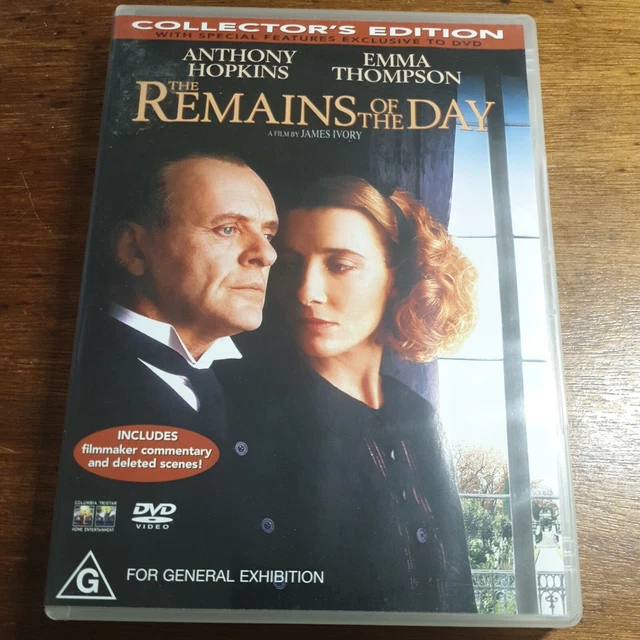 THE REMAINS OF the Day DVD R4 FREE POST Anthony Hopkins, Emma Thompson ...